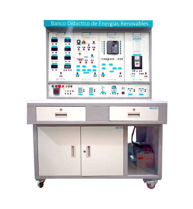 Banco didáctico de energías renovables – Micro Capacitación